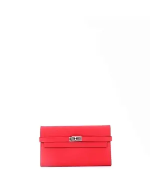 HERMES Long Kelly Wallet Epsom - Pink