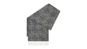Loewe Anagram Scarf - Dark Grey
