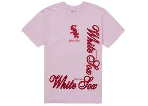 Supreme Mlb Teams Sox Tee Shirt - Light Pink