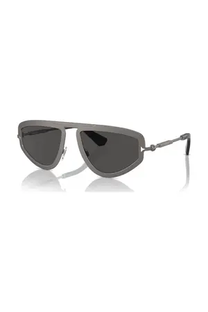 Burberry Irregular Full Rim Sunglasses - Grey