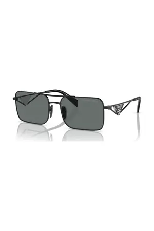 Prada Rectangle Sunglasses - Black