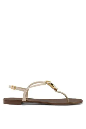 GIUSEPPE ZANOTTI Patrice Crystal Thong Sandals - Gold