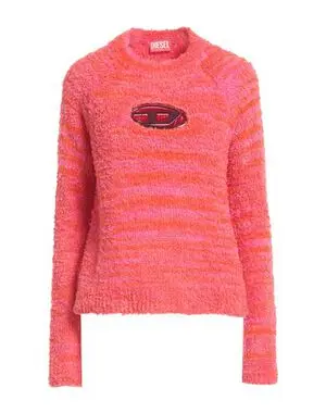DIESEL® Two-tone Striped Crewneck Sweater