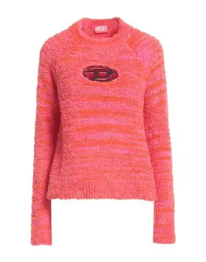 DIESEL® Two-tone Striped Crewneck Sweater