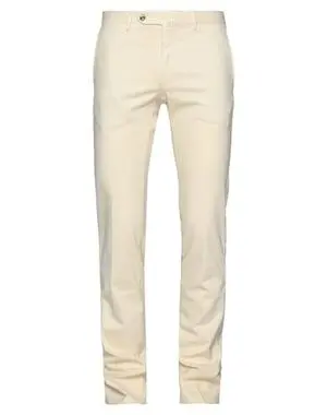 PT TORINO Man Pants Beige Size 36 Modal, Cotton, Elastane Yellow