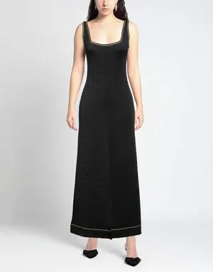 GANNI Maxi Dress Recycled Polyester Blend