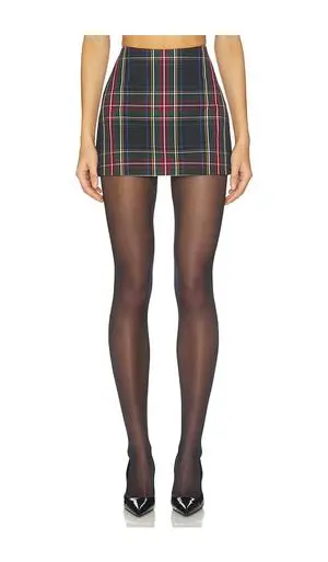 Retrofete Tierra Skirt - Black Tartan