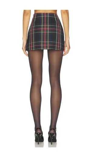 Retrofete Tierra Skirt - Black Tartan