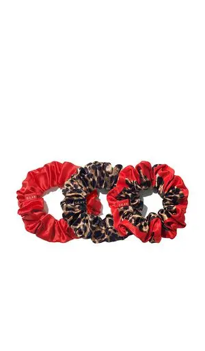 SILKE LONDON Hair Scrunchies - Leopard Red