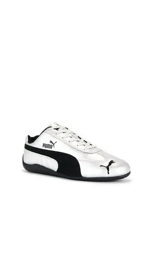 PUMA Speedcat Metallic Sneaker - Black & Metallic