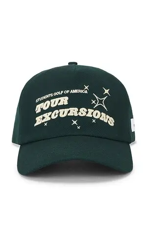 STUDENTS GOLF Tour Excursions Snap Back Hat - Pine