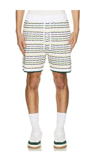 Casablanca Tuck Stitch Shorts - Multi