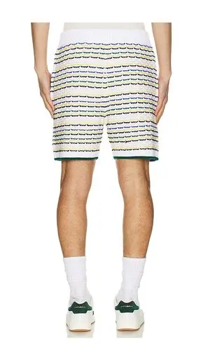 Casablanca Tuck Stitch Shorts - Multi