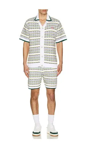Casablanca Tuck Stitch Shorts - Multi