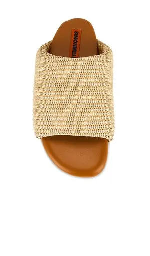 SIMONMILLER Raffia Bubble Slides