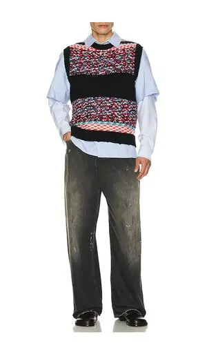 Andersson Bell Nordic Crew Neck Vest