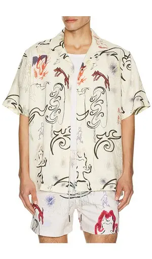 Oas Paradox Cuba Shirt In Cream
