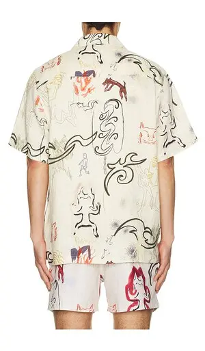 Oas Paradox Cuba Shirt In Cream