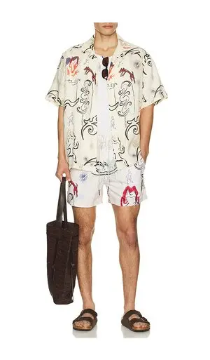 Oas Paradox Cuba Shirt In Cream