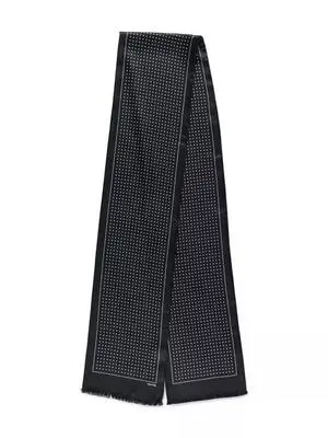 TOM FORD Polka-dot Scarf - Black