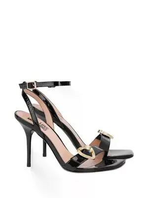 Moschino Heart Buckle Stiletto Sandals