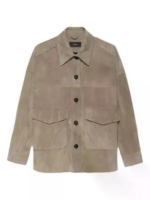 ARMA Buttoned Suede Jacket