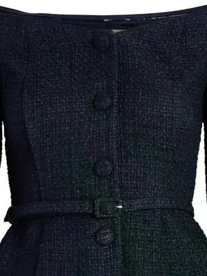 Roland Mouret Off-shoulder Tweed Top