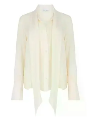 Nina Ricci Lavalliere Satin Shirt - Neutrals
