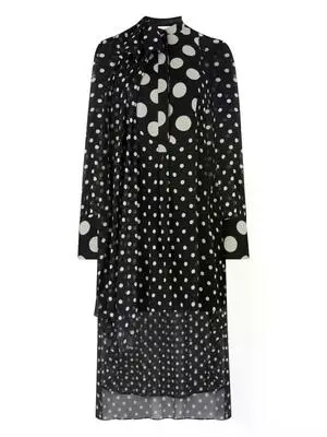 Nina Ricci Polka Dot Mini Dress