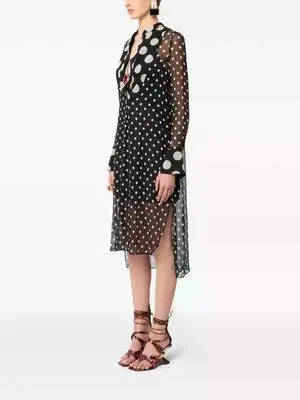 Nina Ricci Polka Dot Mini Dress