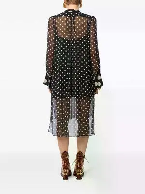 Nina Ricci Polka Dot Mini Dress