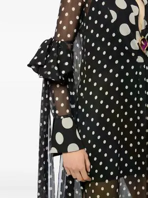 Nina Ricci Polka Dot Mini Dress