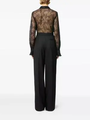 Nina Ricci Sequin-embellished Bell-cuffs Shirt