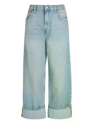 Good American Rolled-cuff Jeans