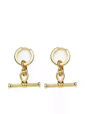 MISSOMA Ridge T-bar Hoop Earrings - Gold
