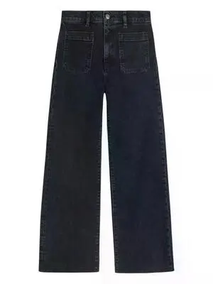 FRAME Front-pocket Wide-leg Jeans