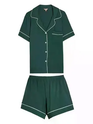 Eberjey Gisele Pyjama Set - Green