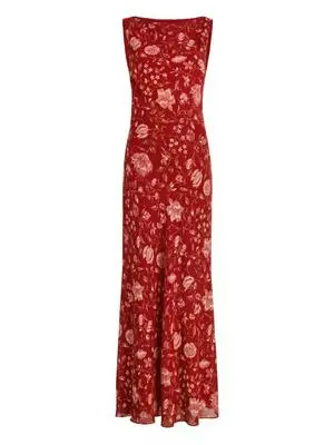 REFORMATION Floral-pattern Sleeveless Maxi Dress