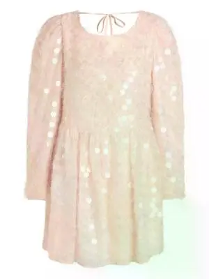 SISTER JANE Teese Sequin-embellished Mini Dress - Pink