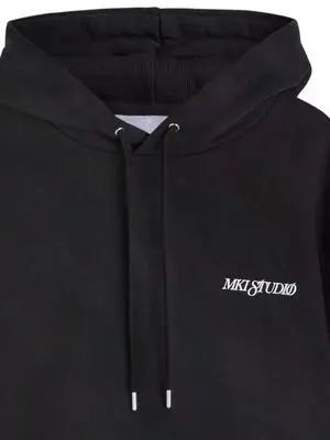 MKI MIYUKI ZOKU Script-embroidered Hoodie
