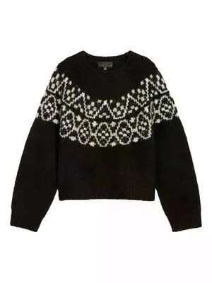 NILI LOTAN Fair Isle Patterned Sweater