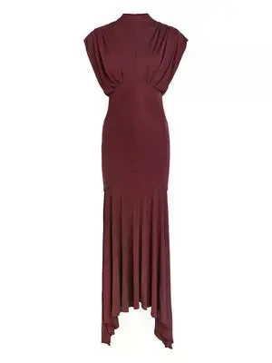 DE LA VALI Vasudha Draped Maxi Dress
