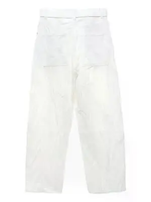 Studio Nicholson Crinkled Belted Jeans