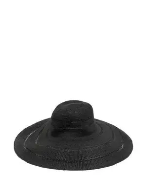 Lack Of Color Riviera Ultrawide Hat - Black
