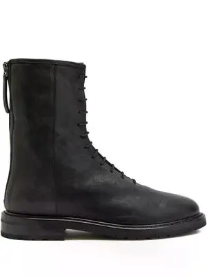 Legres Lace-up Leather Ankle Boots