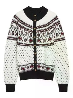 Khaite Intarsia-knit Cardigan