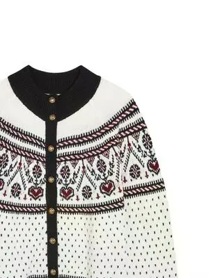 Khaite Intarsia-knit Cardigan