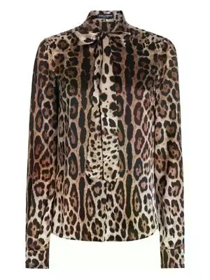 Dolce & Gabbana Animal Print Blouses