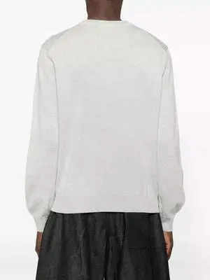 Maison Kitsuné Fox Head Sweater - Grey