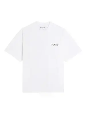 MKI MIYUKI ZOKU Script Logo-print T-shirt - White